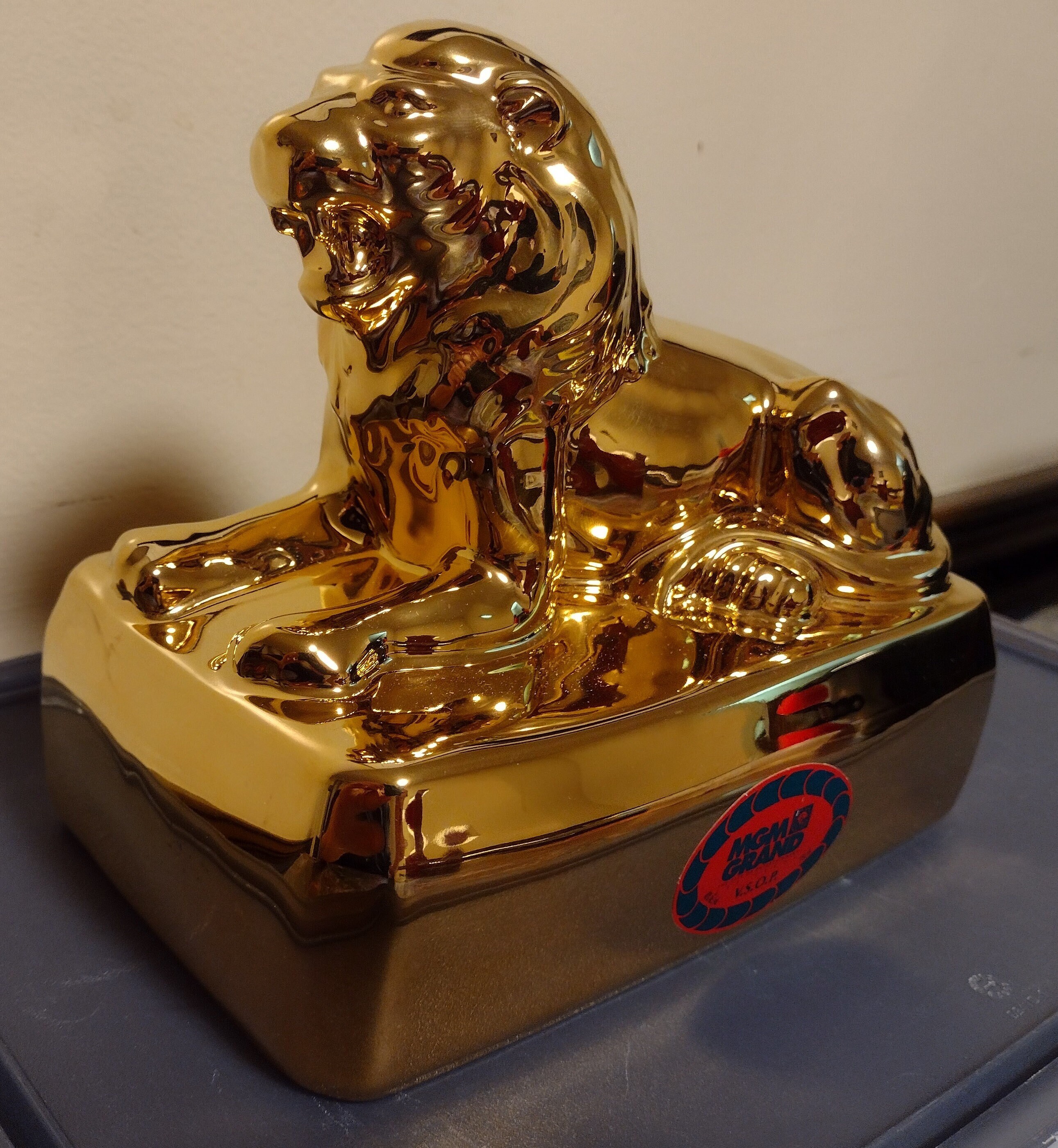 MGM Grand Royal Lion Cognac Decanter - Etsy