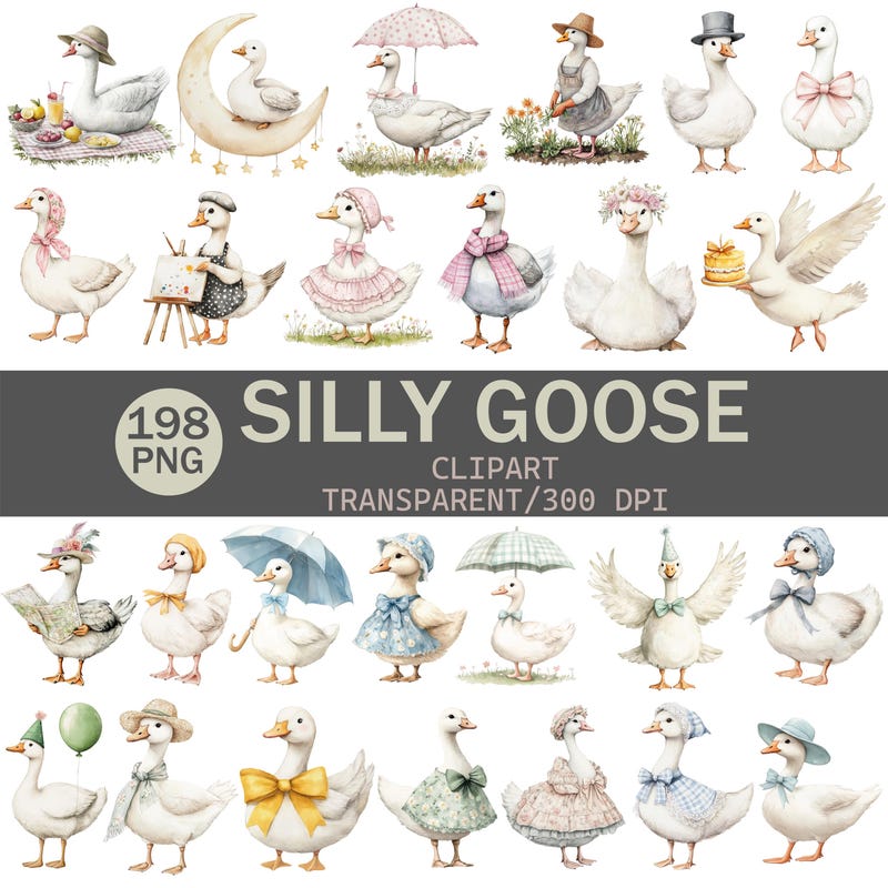 Silly Goose - Etsy