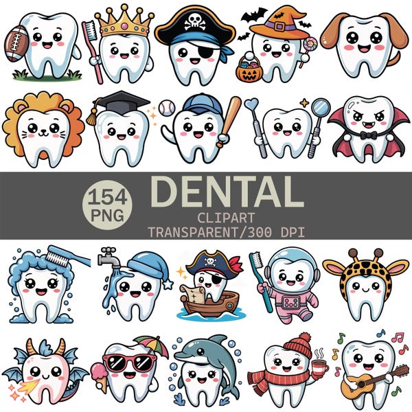 Dental Clipart - Etsy