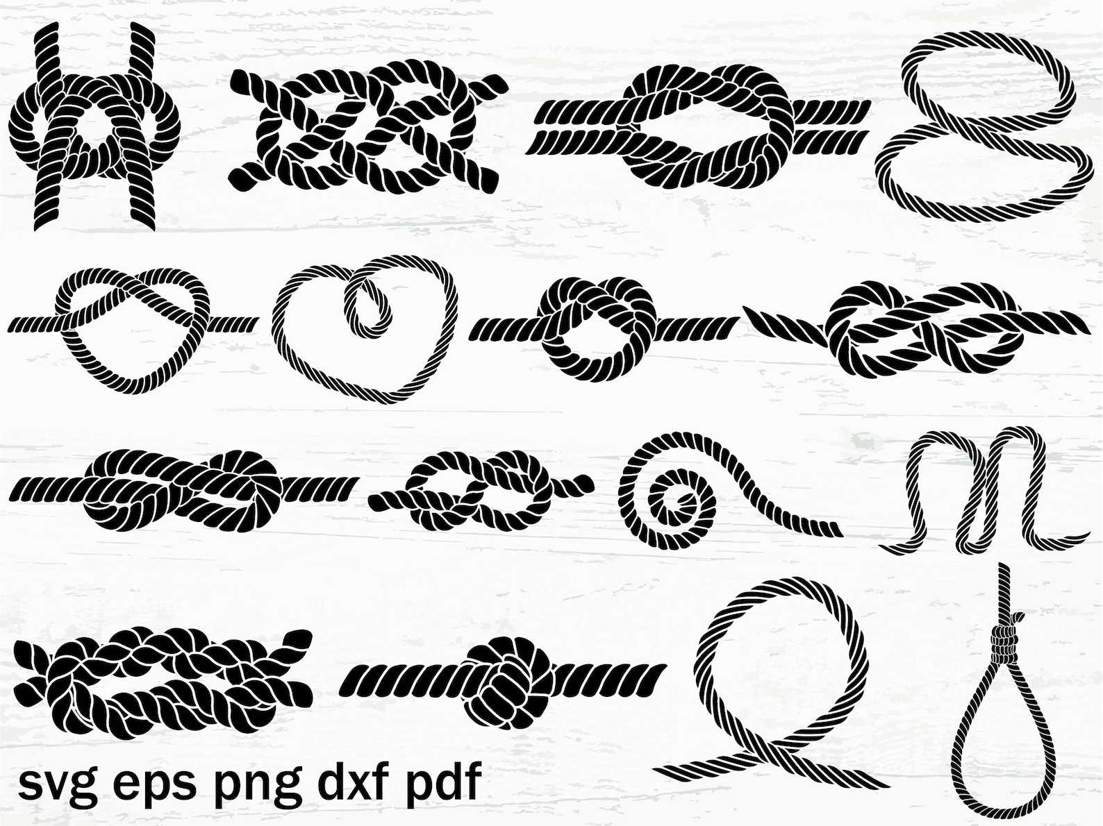 Rope Svg, Nautical Rope Svg, Nautical Knot Svg, Rope PNG, Rope Knot ...
