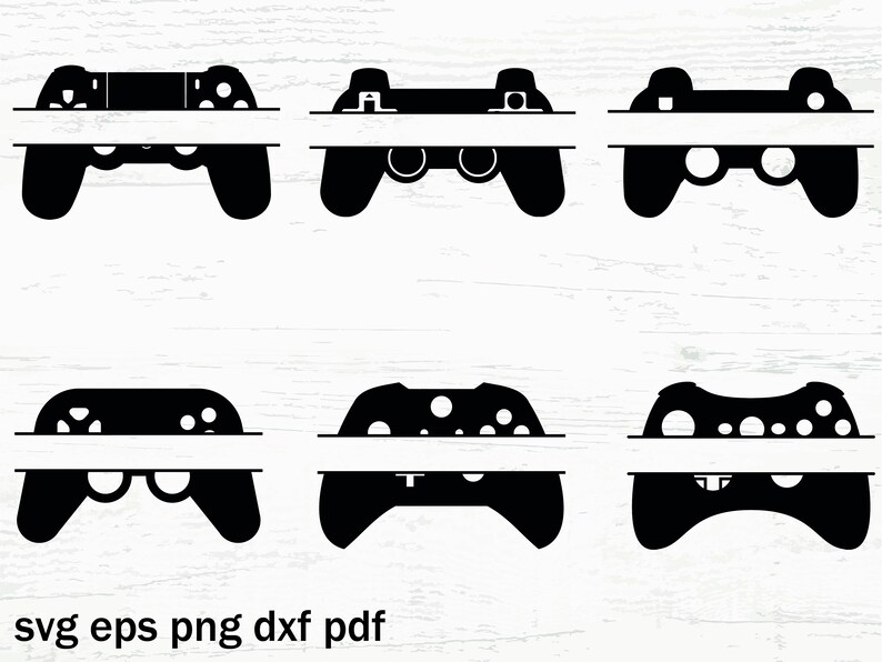 Gaming Controller SVG Bundle: PS5, Playstation, Gamer Art (digital ...