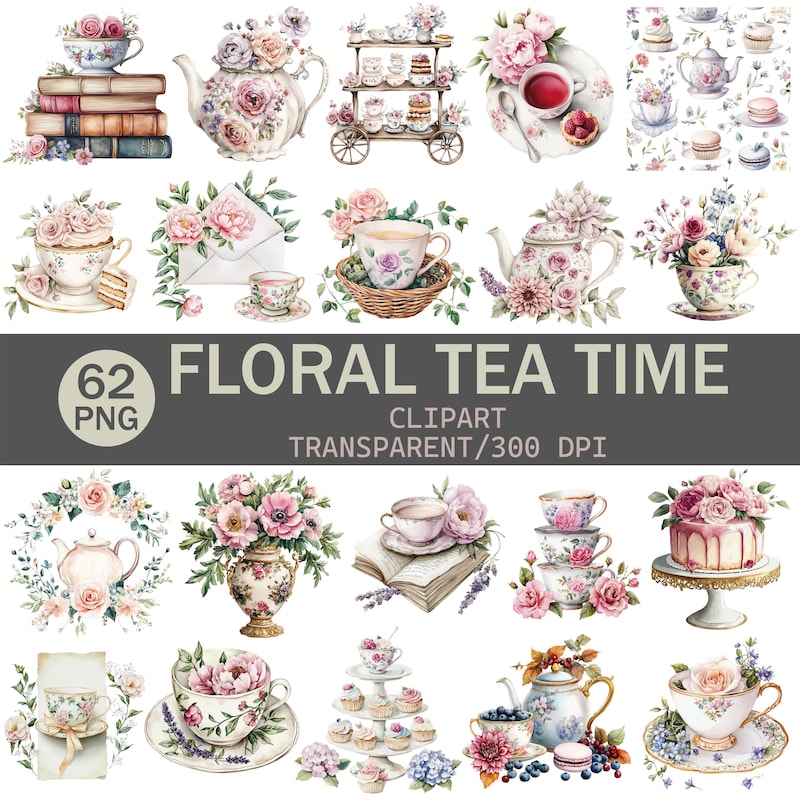 Victorian Rose Tea Set - Etsy