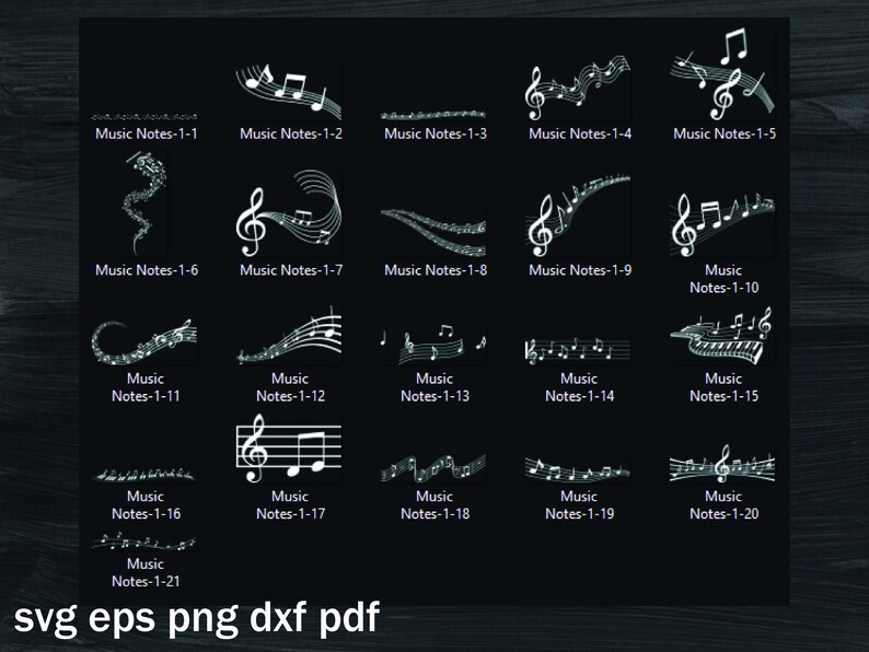 Musical Notes Svg, Music Svg, Music Sheet Svg, Silhouette, Music Keys ...