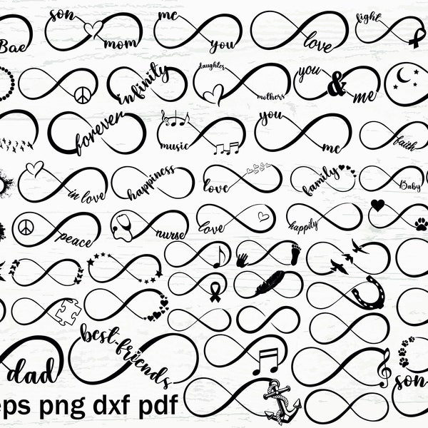 Infinity Svg - Etsy