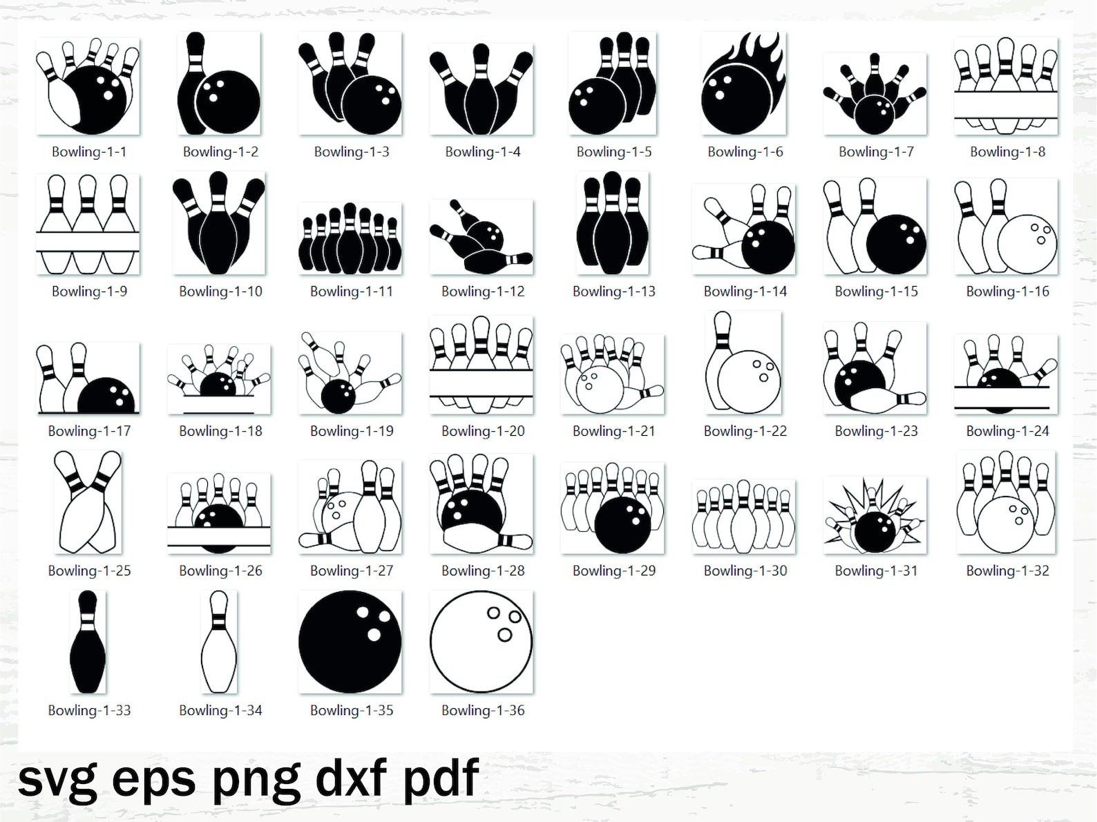 Bowling SVG Bundle, Bowling Svg, Bowling Split Monogram Svg, Bowling ...