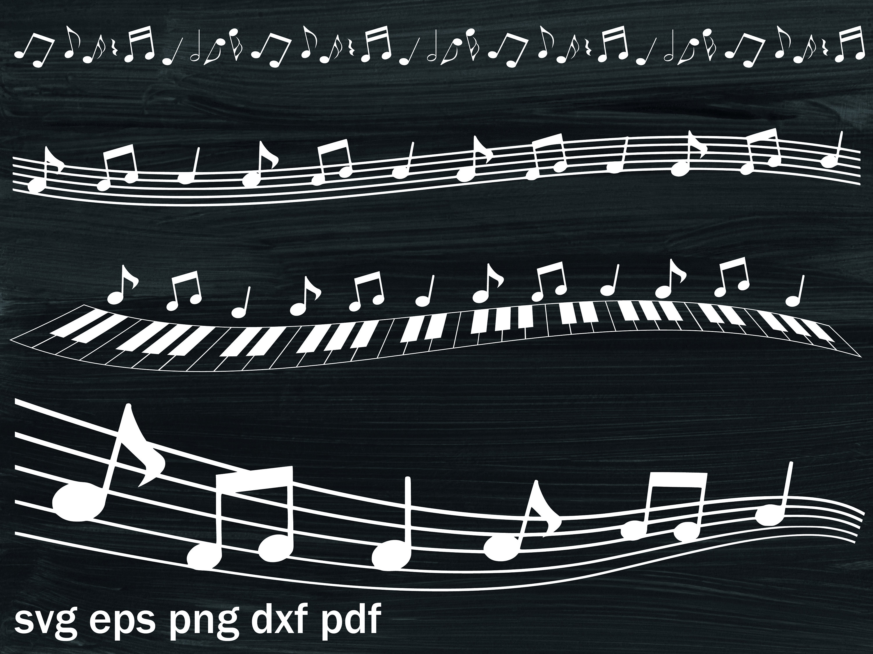 Musical Notes Svg, Music Svg, Music Sheet Svg, Silhouette, Music Keys ...
