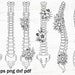 Floral Spine Anatomy SVG: Flower Bones Clip Art (digital Files) - Etsy