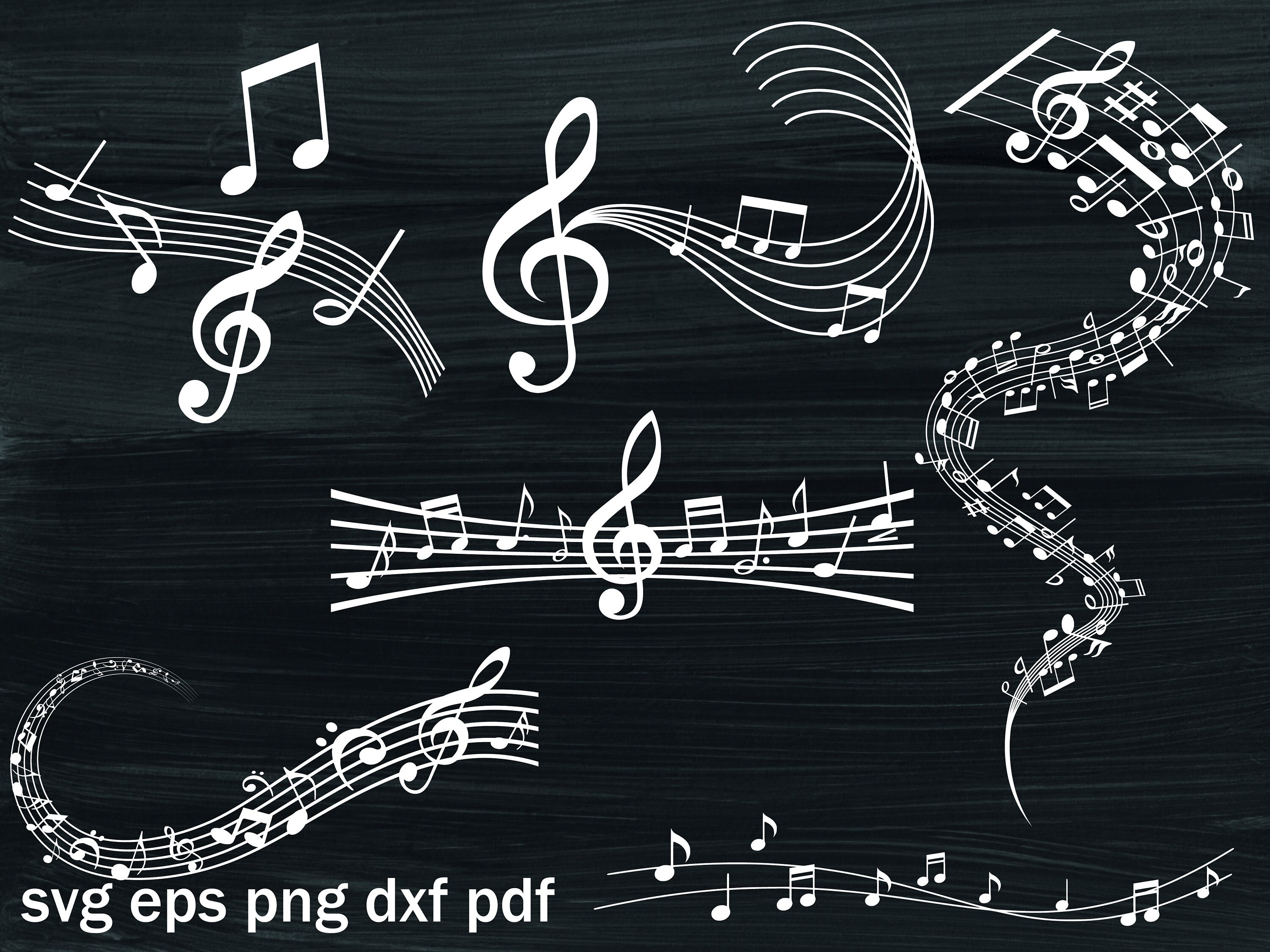 Musical Notes Svg, Music Svg, Music Sheet Svg, Silhouette, Music Keys ...
