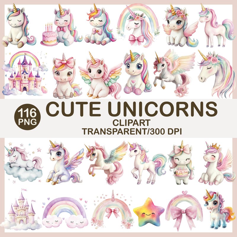 Unicorn Images Download - Etsy