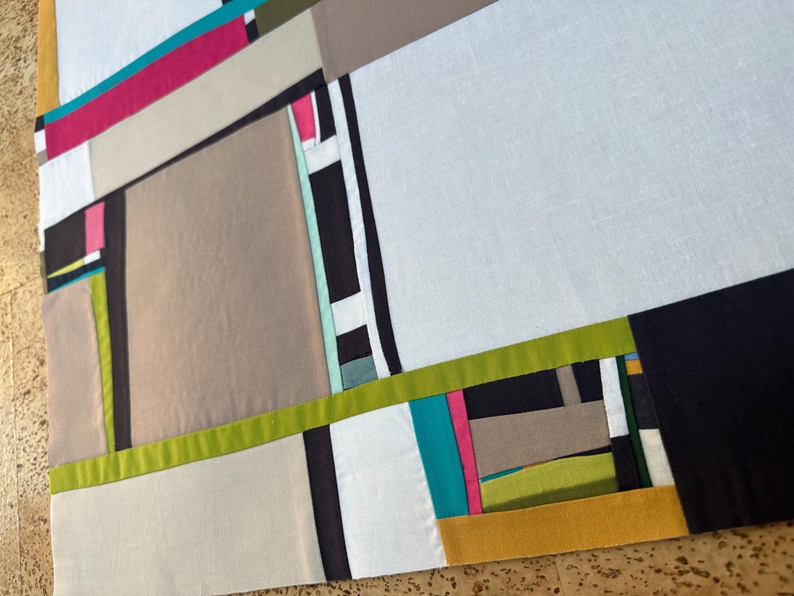 Original Abstract Fabric Art unframed Price - Etsy