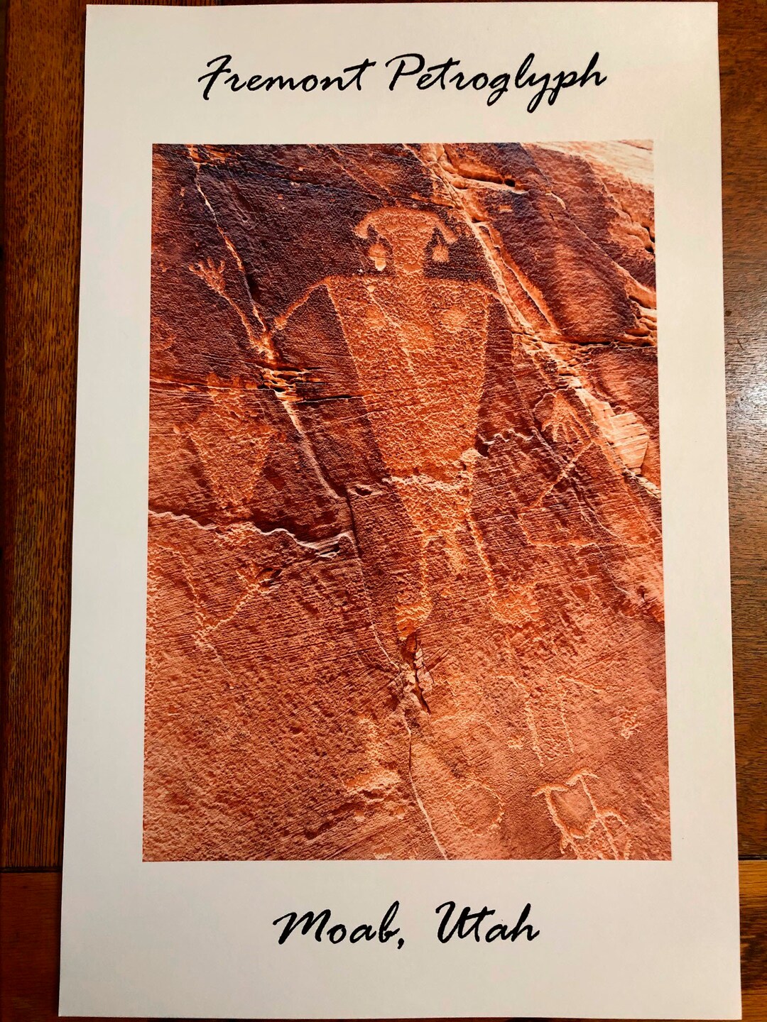Moab Utah Petroglyph Poster - 11x17 - Etsy