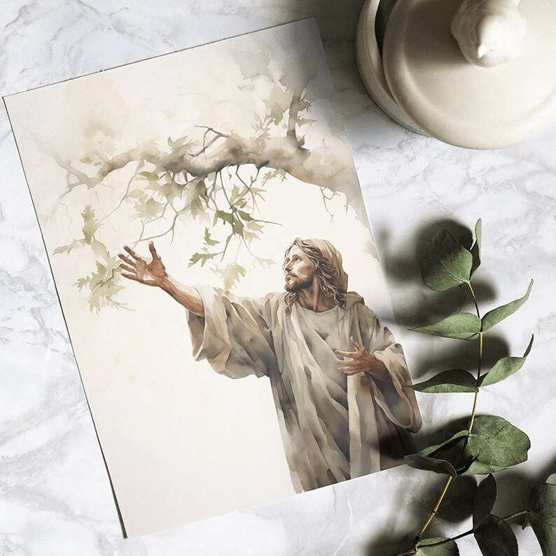 Jesus Curses a Fig Tree on Holy Monday, Inspired by Biblical Stories ...