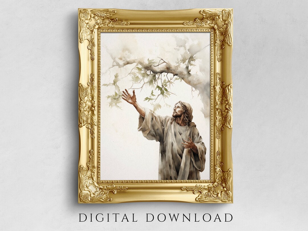 Jesus Curses a Fig Tree on Holy Monday, Inspired by Biblical Stories ...