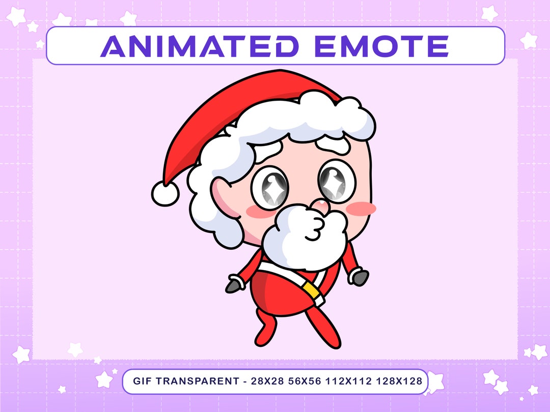 Shake Dance Christmas Santa Claus Animated Twitch Emote, Funny Dancer ...
