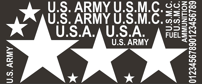Military Decals, M38A1, M38, Army, USMC, Willys - Etsy