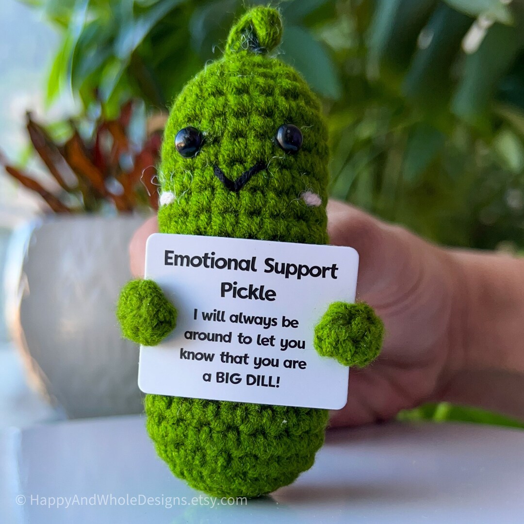 Positive Pickle, Thinking of You Funny Gift for Best Friend, Self Care ...
