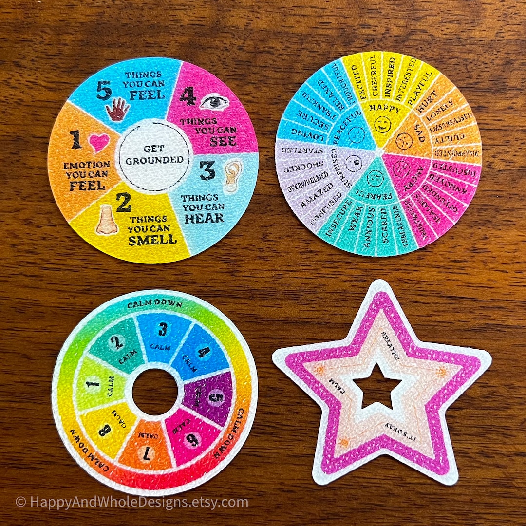 Calm Sensory Textured Sticker for Anxiety, Stress, Relief and ADHD ...