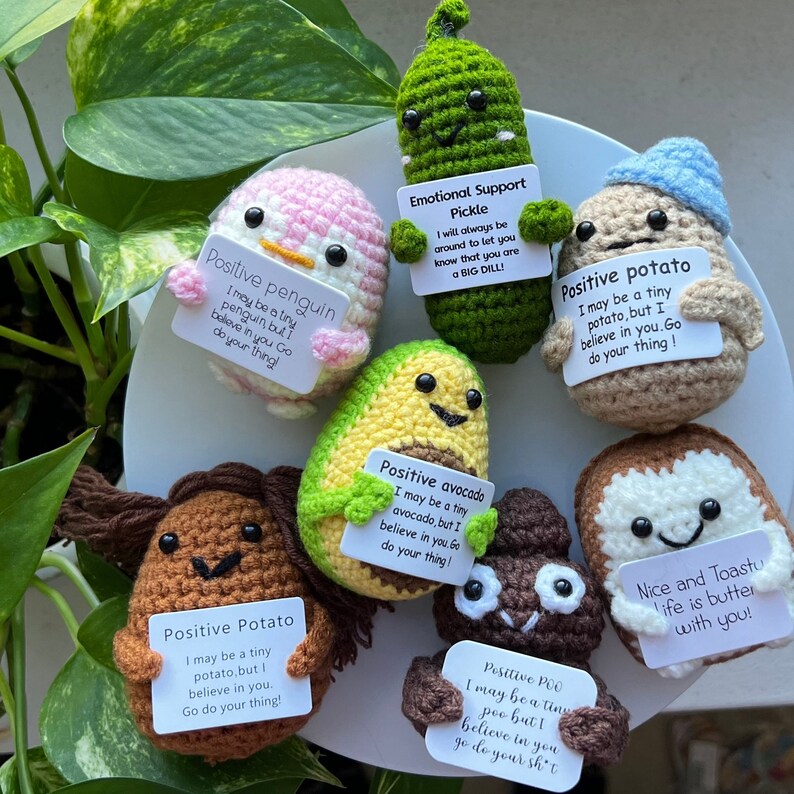 Positive Poo and Potato Bundle, Funny Gift for Best Friend, Self Care ...