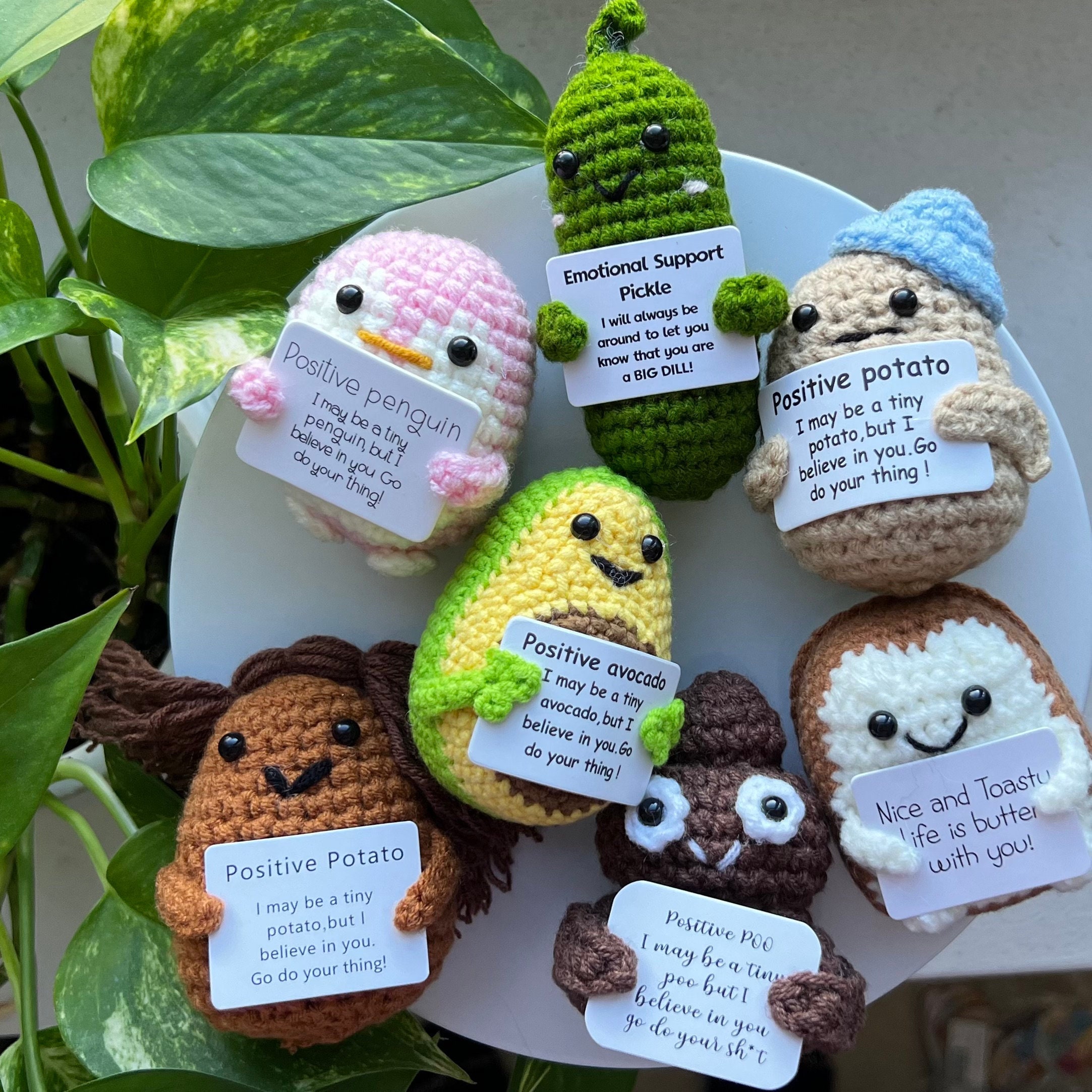 Positive Poo and Potato Bundle, Funny Gift for Best Friend, Self Care ...