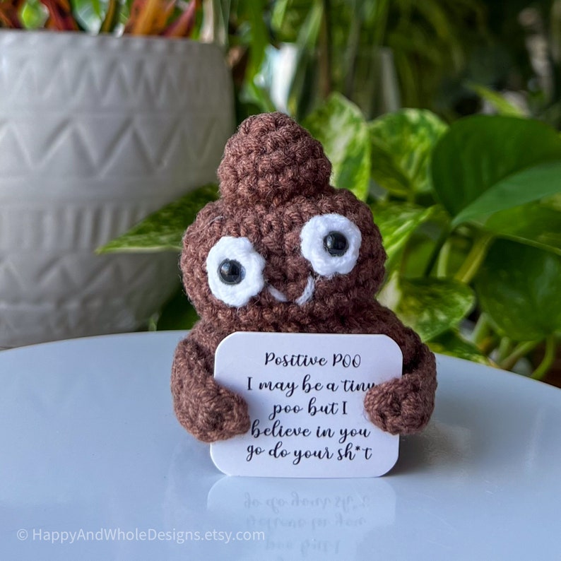 Positive Poo and Potato Bundle, Funny Gift for Best Friend, Self Care ...