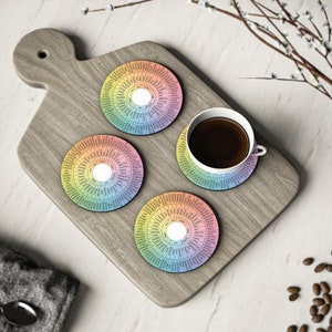 Feelings Wheel Coaster for Identifying Emotions for Therapist ...