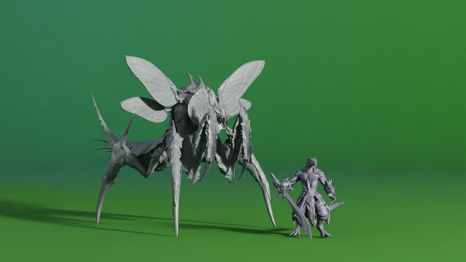 Terminid Stalker- Helldivers 2 - 3D Printed Miniture Sculpture - Etsy