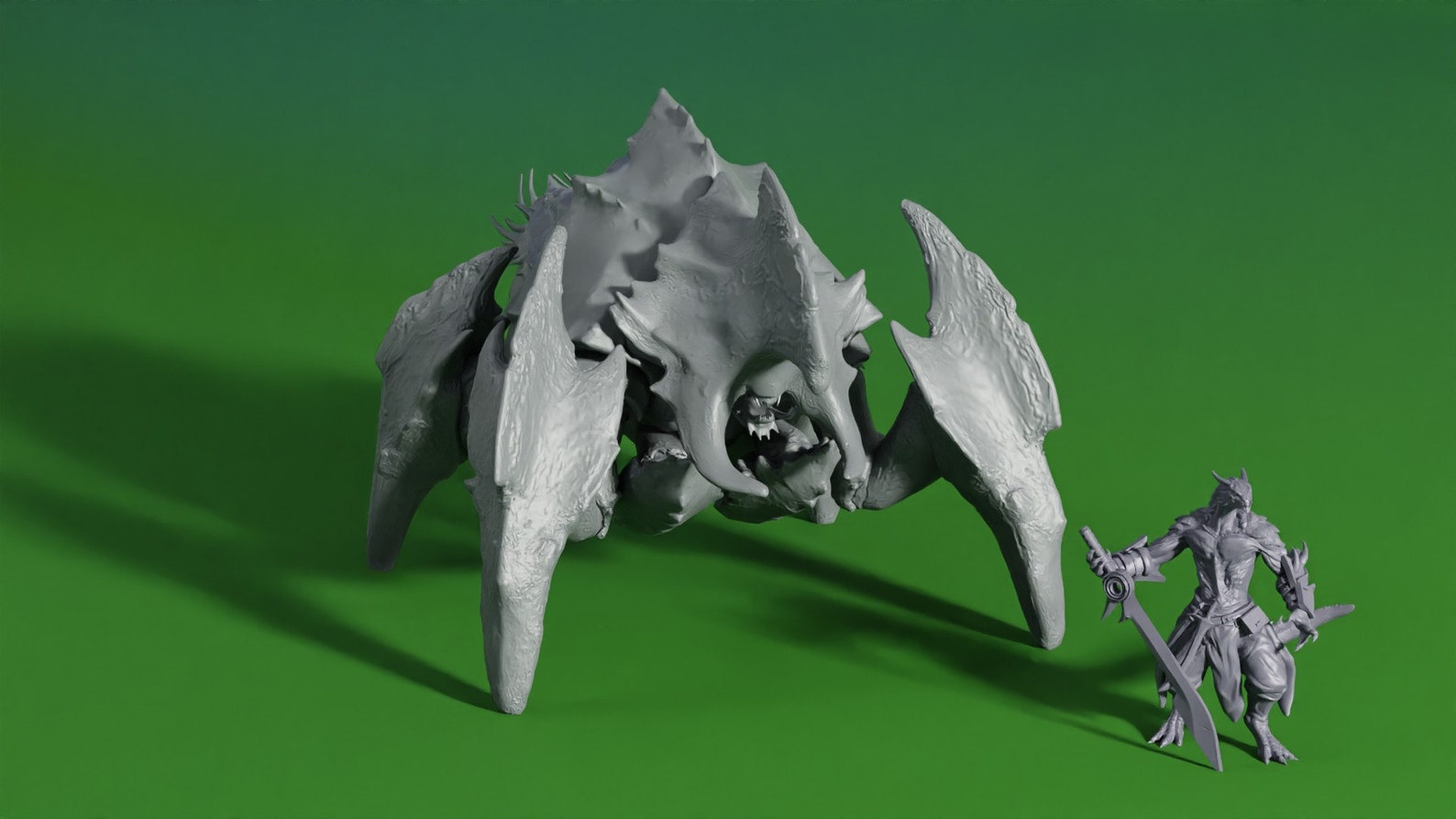 Charger / Behemoth- 3D Printed Miniture Sculpture - Etsy