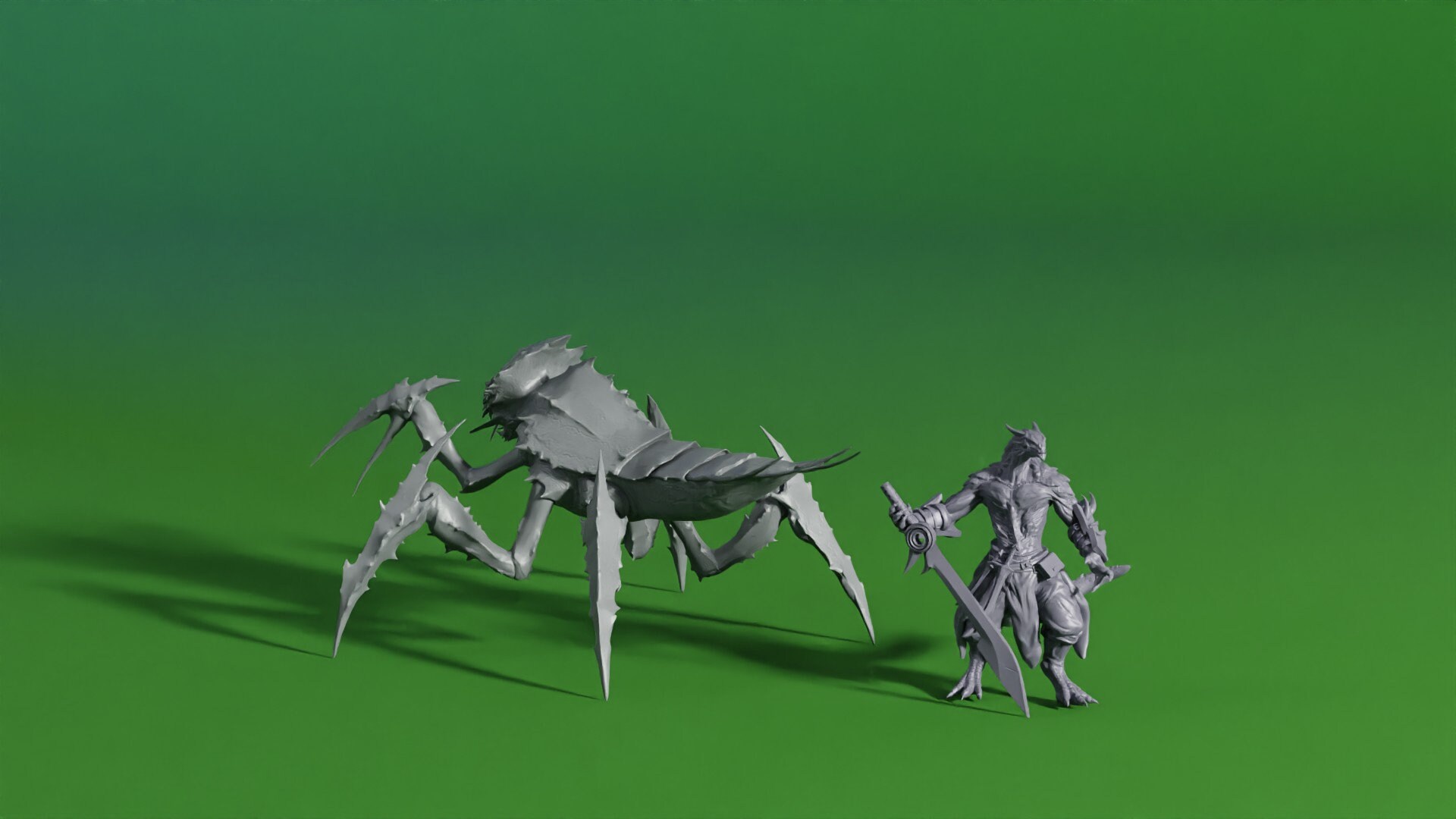 Terminid Warrior- 3D Printed Miniture Sculpture - Etsy