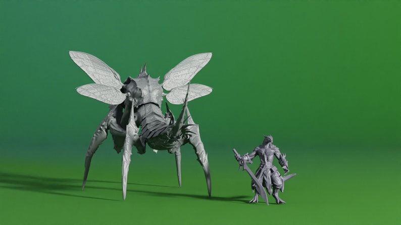 Terminid Stalker- Helldivers 2 - 3D Printed Miniture Sculpture - Etsy