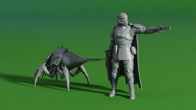 Terminid Scavenger 2 Pack Helldivers 2 3D Printed Miniture Sculpture - Etsy