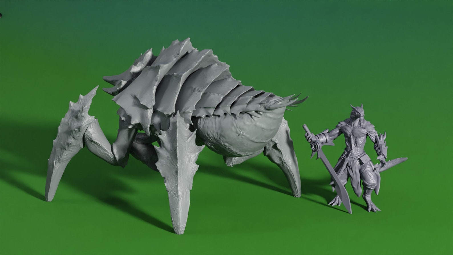 Charger / Behemoth- 3D Printed Miniture Sculpture - Etsy
