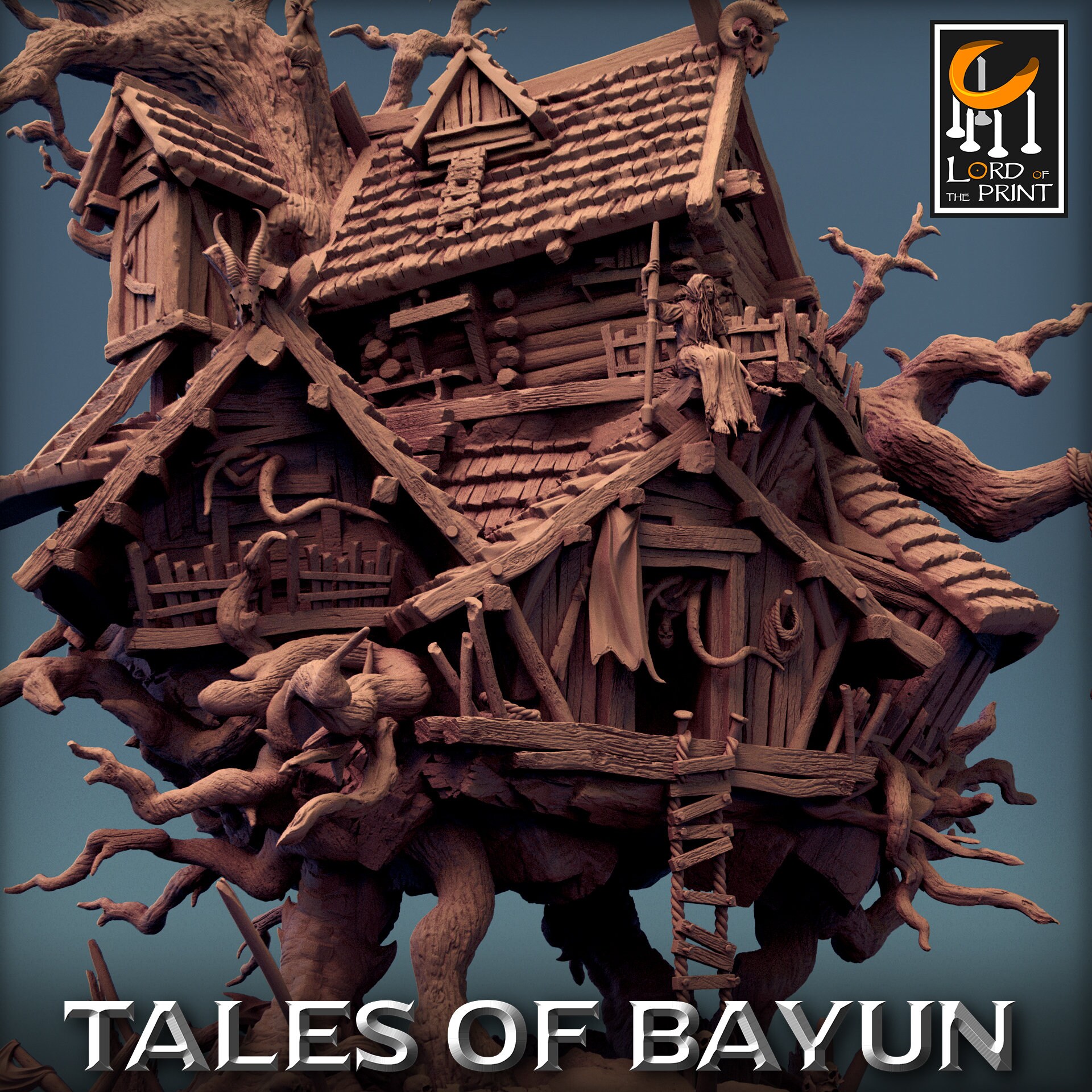 Isba, Babayaga's House / the Dancing Hut of Baba Yaga tales of Bayun ...