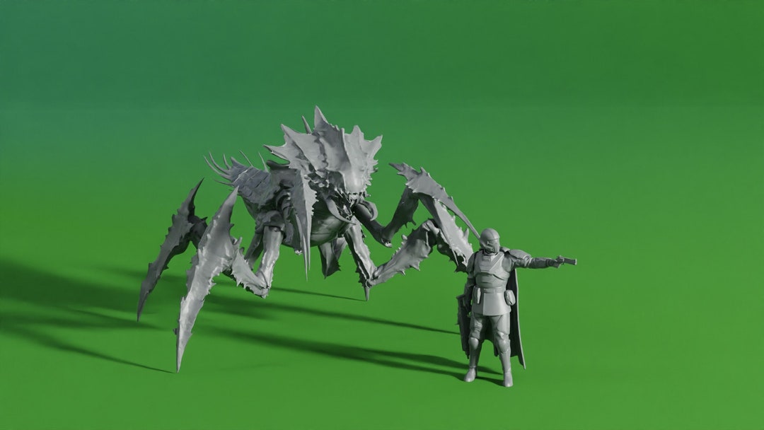Brood Commander- Helldivers 2 - 3D Printed Miniture Sculpture - Etsy Brood Commander- Helldivers 2 - 3D Printed Miniture Sculpture - Etsy