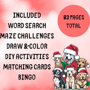 Christmas Mega Bundle Games Activities for Kids Family Office Classroom ...
