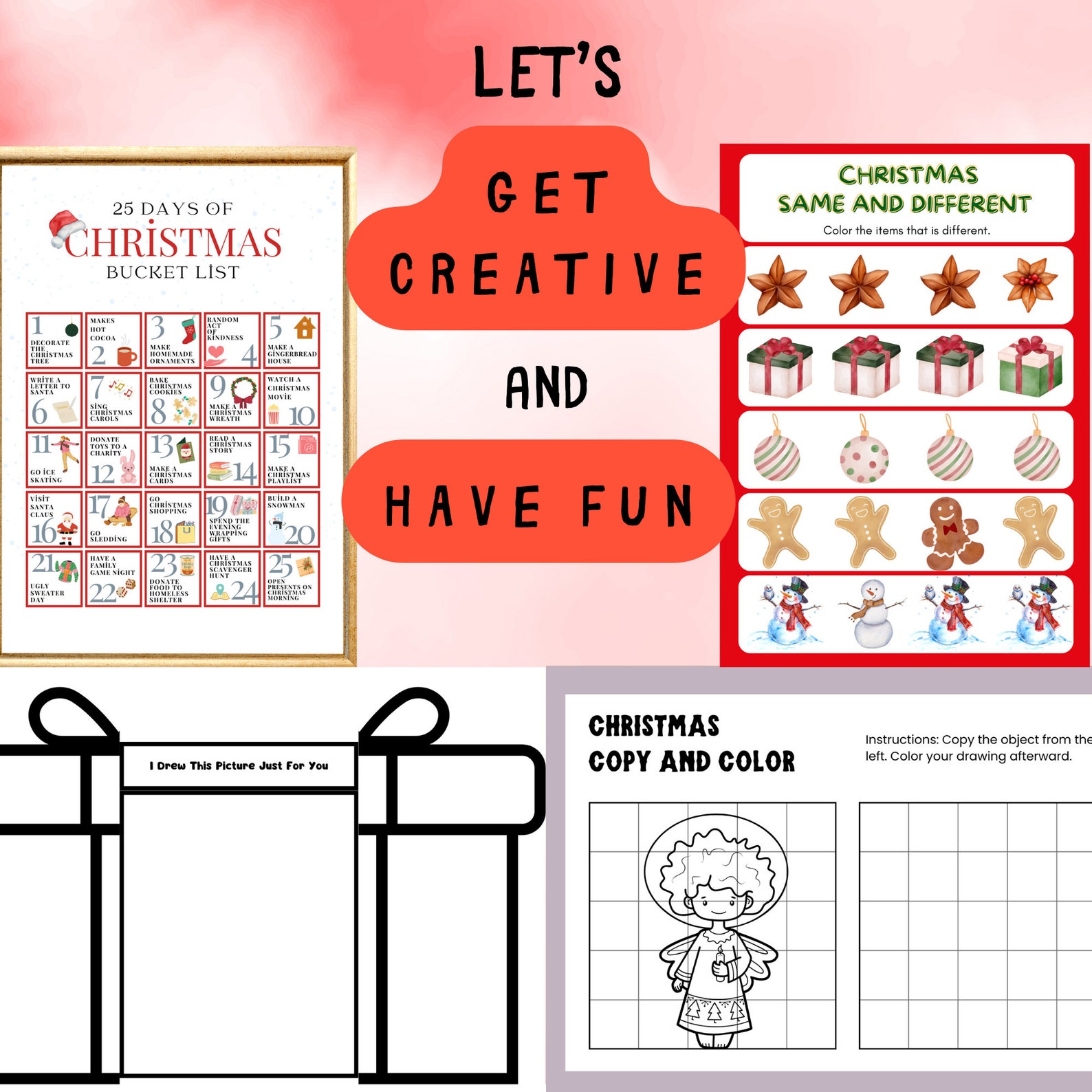 Christmas Mega Bundle Games Activities for Kids Family Office Classroom ...