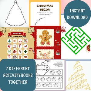 Christmas Mega Bundle Games Activities for Kids Family Office Classroom ...