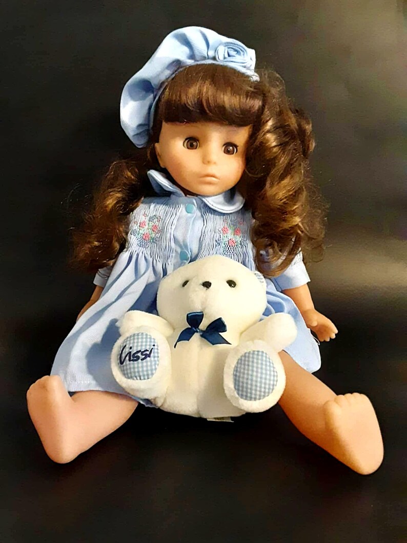 Vintage 90s/early 2000s Lissi 18.5 Brown Haired Female Doll germany - Etsy