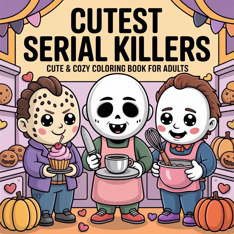 Terrifier Coloring - Etsy Canada