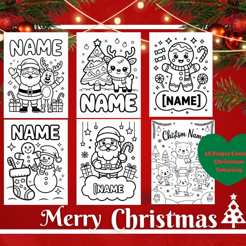 Editable Kids Coloring Page - Etsy