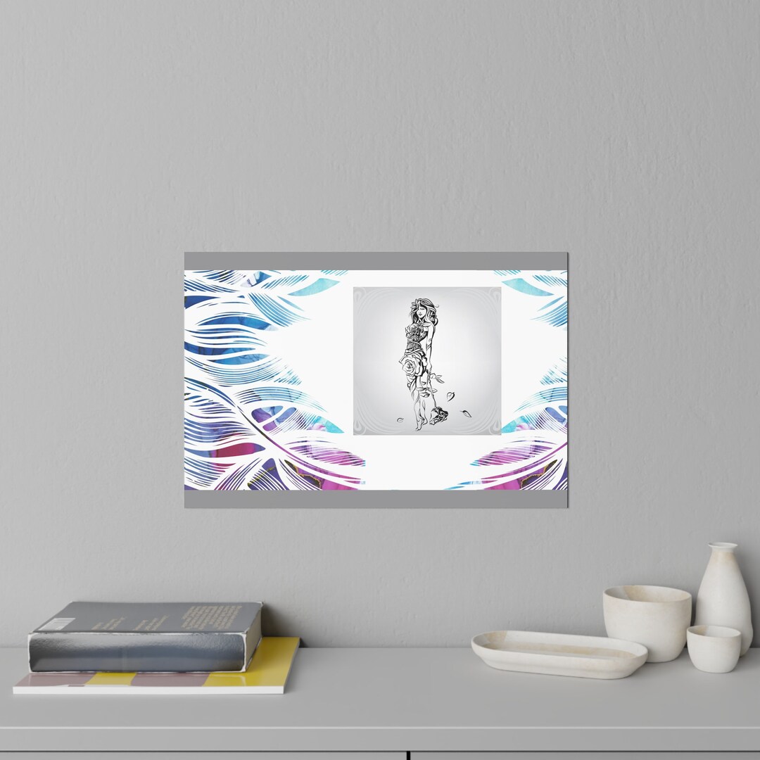 Nature Wall Decal, Beautiful Wall Sticker, Vibrant Wall Decal ...