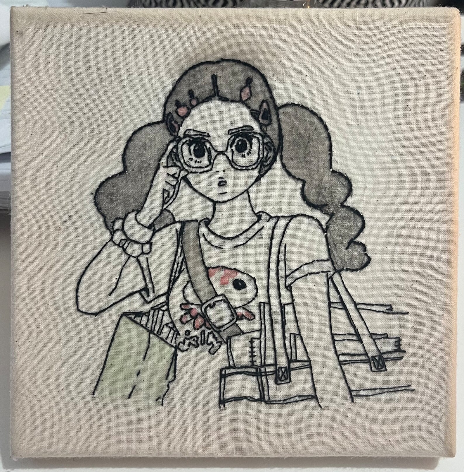 Princess Jellyfish Hand Embroidery With Watercolor - Etsy
