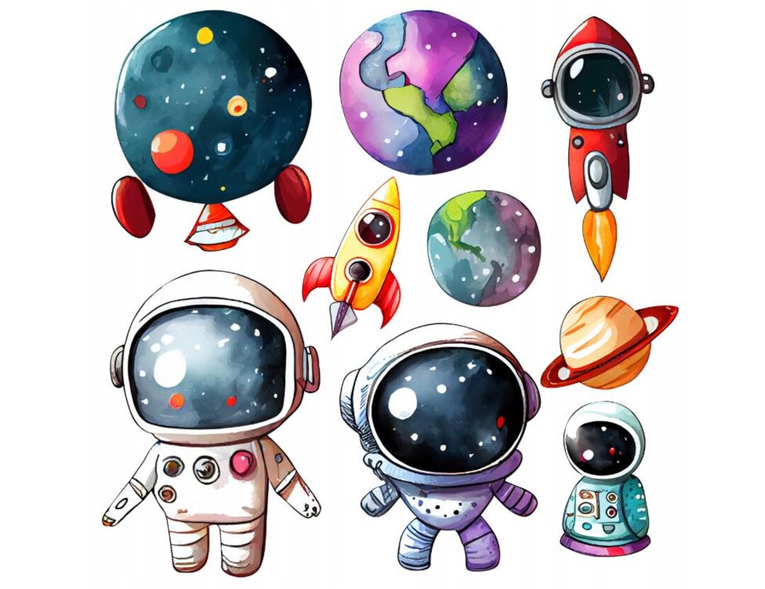 Edible Astro Universe Cake Topper Birthday Party Cake Topper Sugar ...