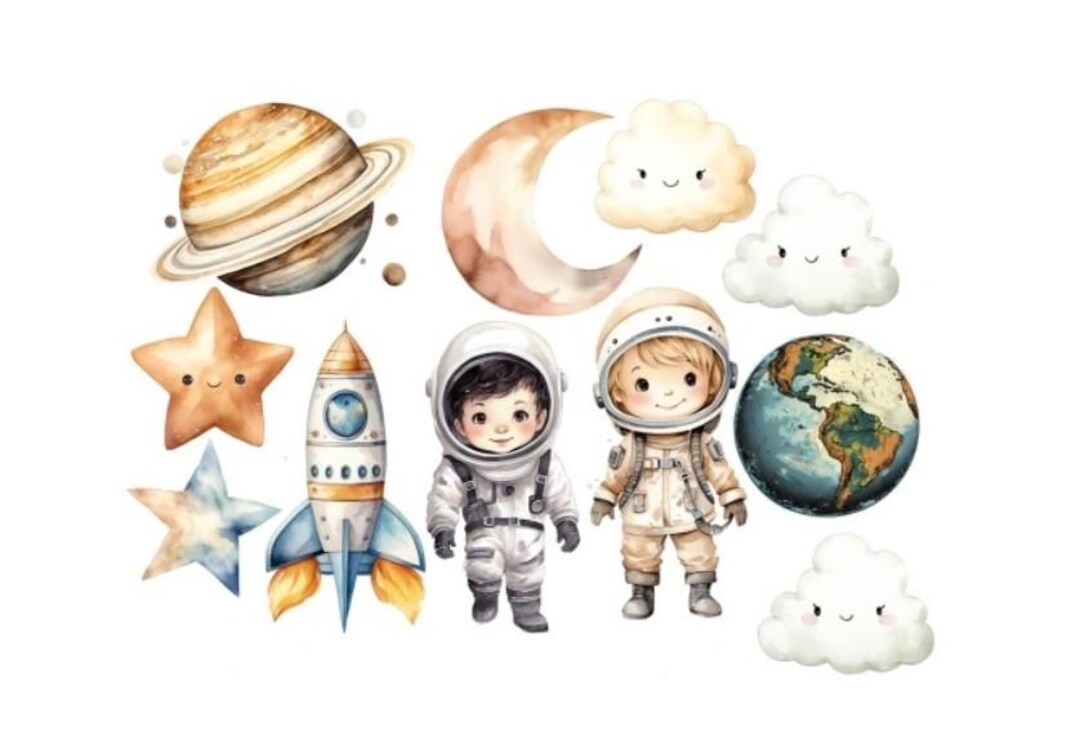 Edible Astro Universe Cake Topper Birthday Party Cake Topper Sugar ...