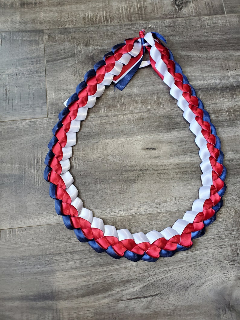 Graduation Lei, Lei, Graduation Ribbon Lei, Ribbon Lei, Leis ...