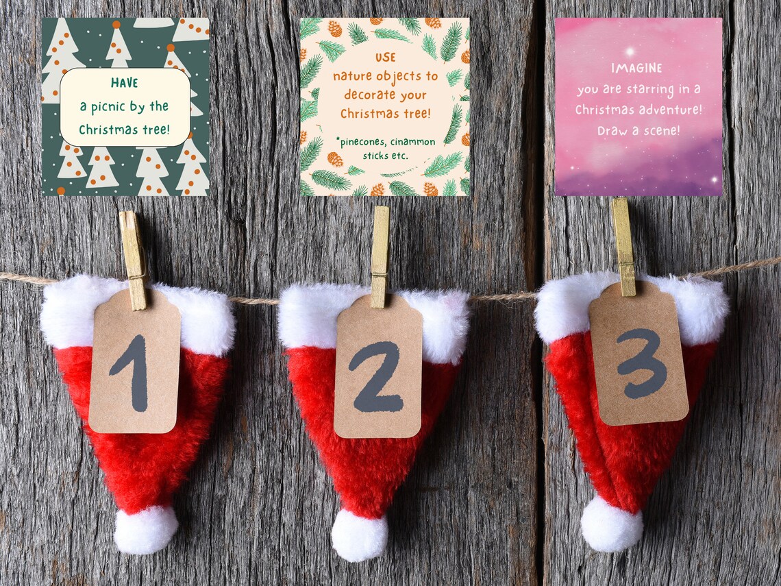 42 Advent Activity Cards for Kids Advent Calendar Christmas Activities ...