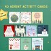 42 Advent Activity Cards for Kids Advent Calendar Christmas Activities ...