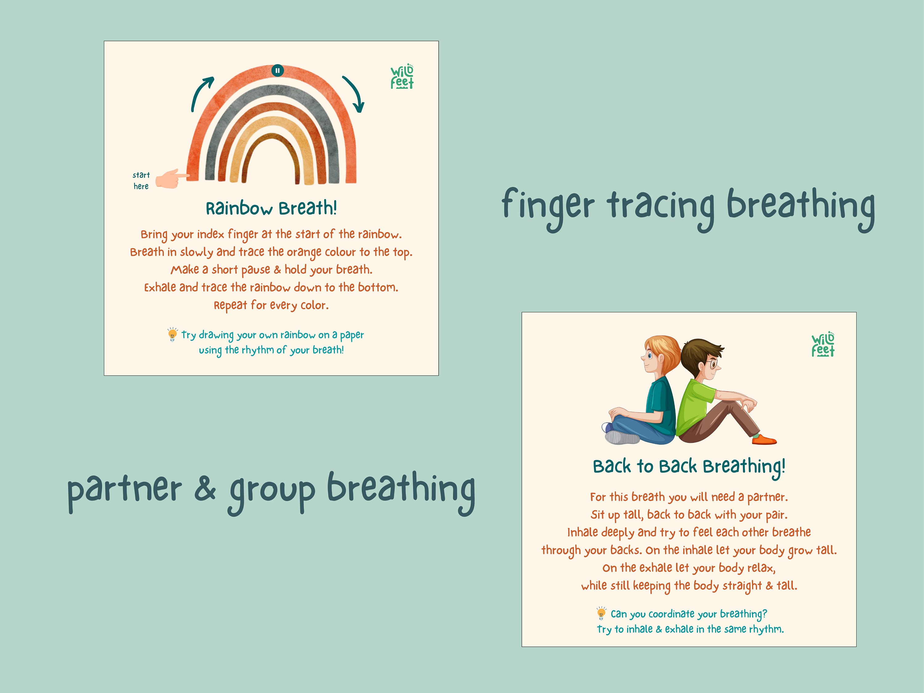 36 Breathing Cards for Kids (PDF) - Etsy