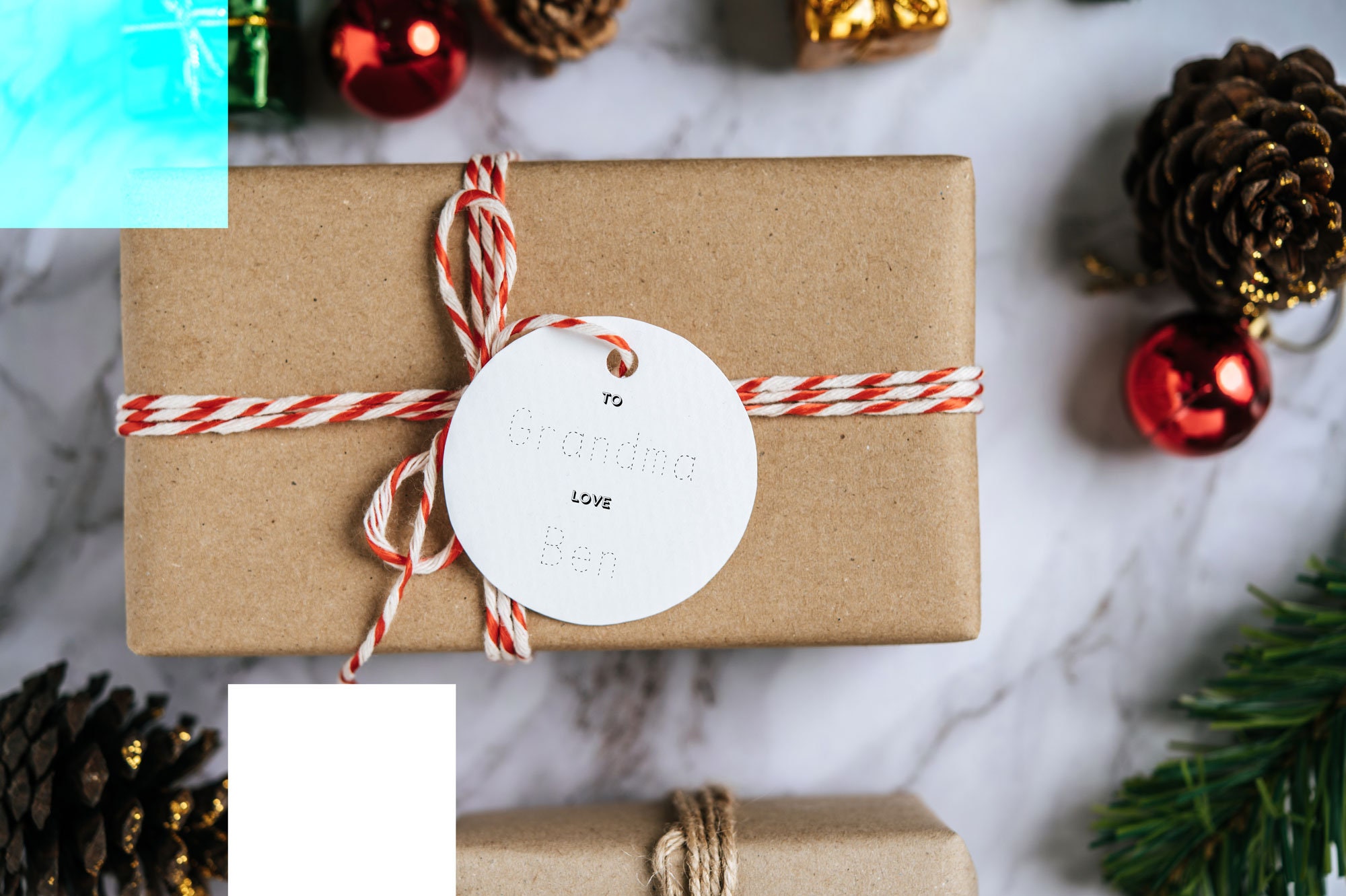 Editable Holiday Gift Tag, Custom Name Tracing Practice, Printable ...