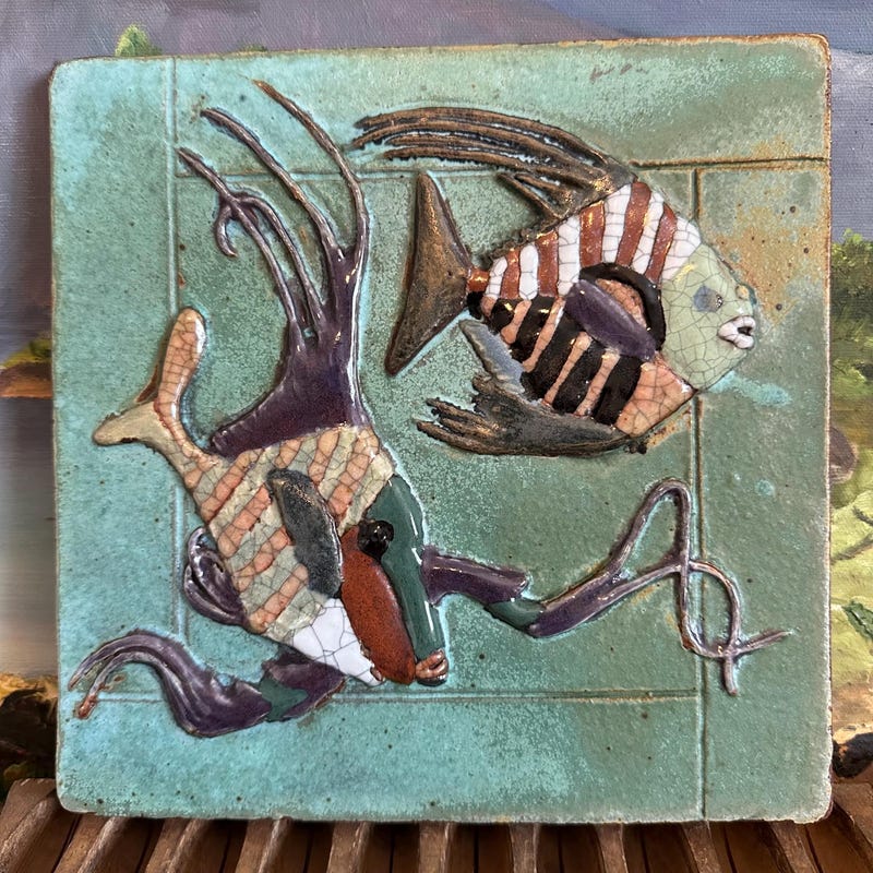 Ceramic Fish Wall Art - Etsy