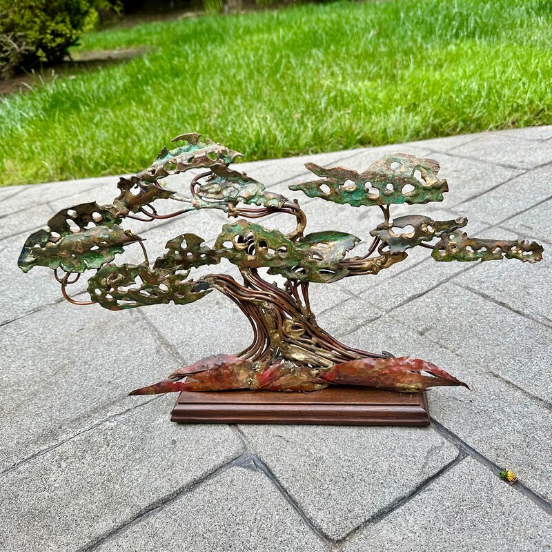 Metal Tree Sculpture - Etsy